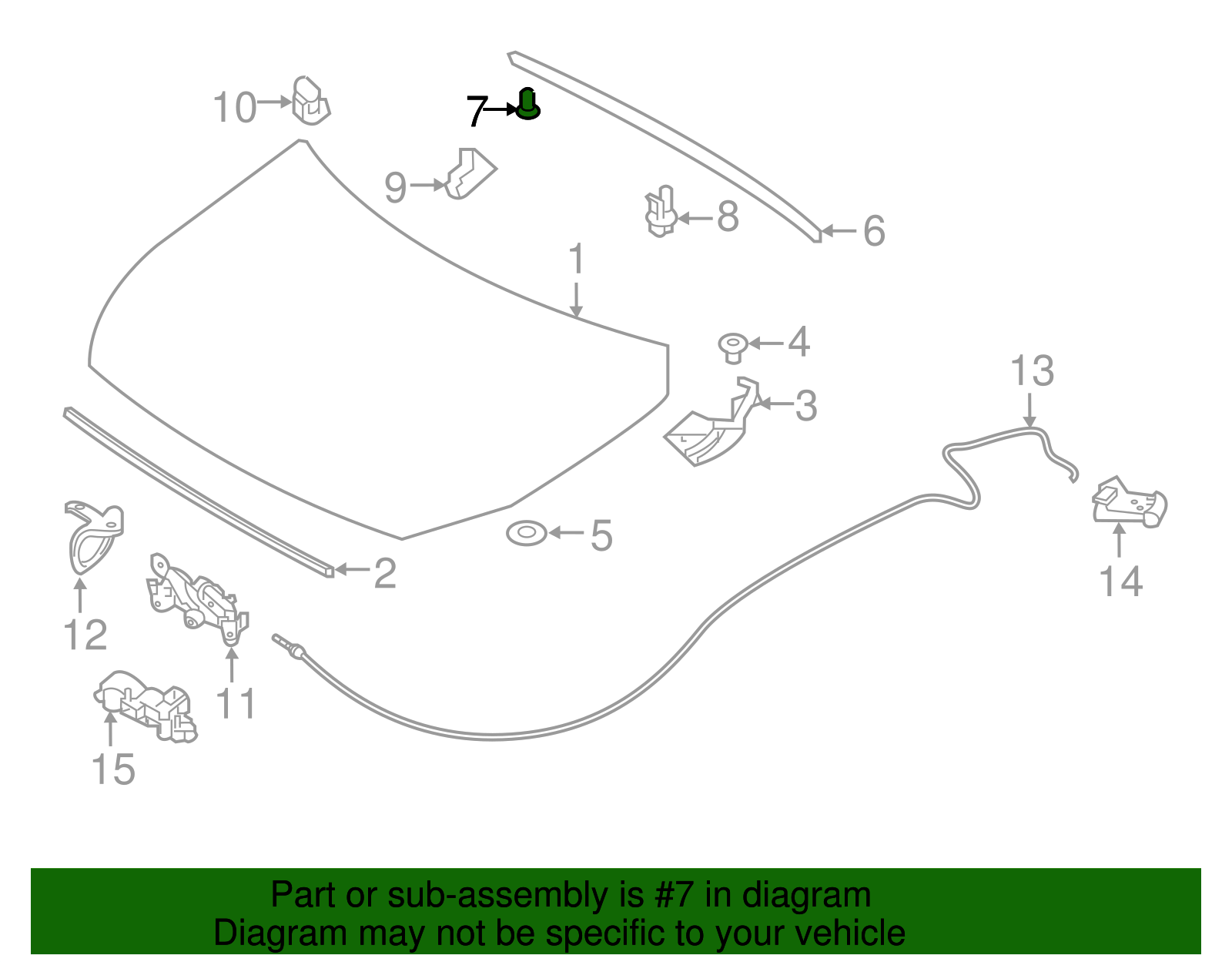 2017-2019 Infiniti QX30 Support Strut Grommet 65773-5DA0B | Infiniti of ...