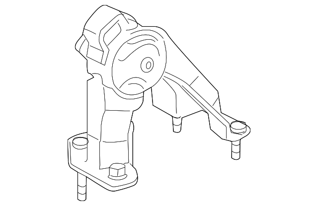 12371-0D100 - Engine Mount (Rear) - 2003-2008 Toyota | OEM Genuine ...