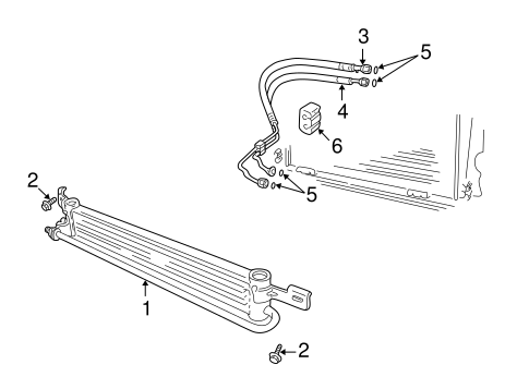 Engine Oil Cooler for 2000 Saab 9-3 | Saab Parts Counter
