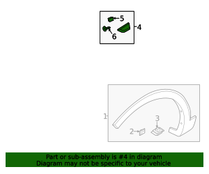 2021-2024 Kia Sorento Upper Molding 877F2-P2000 | Kia OEM Parts Outlet
