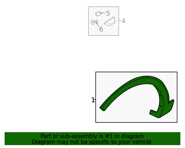 87711-P2000 - Wheel Opening Molding - 2021-2024 Kia Sorento | Kia Auto ...