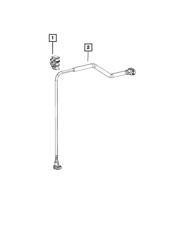 2014-2023 Ram 3500 Fuel Supply Tube 68193999AA | Mopar eStore