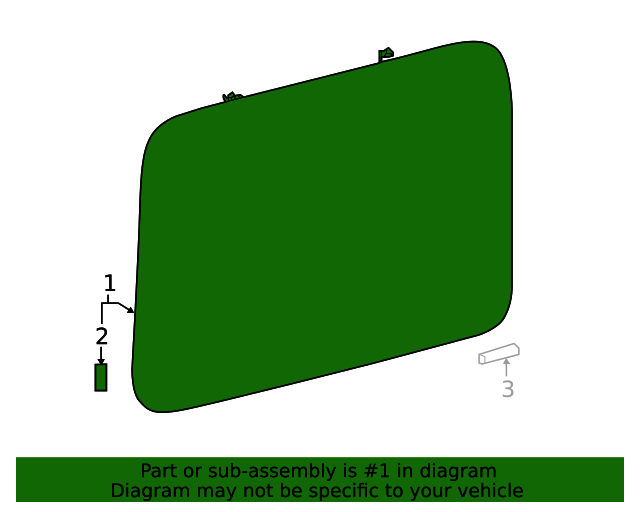 463-730-84-01 - Quarter Glass 2019-2021 Mercedes-Benz | Mercedes-Benz ...