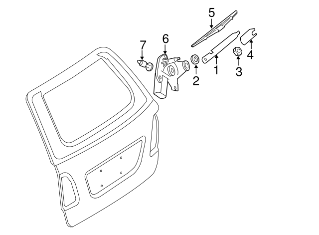 251-860-07-47 - Washer Nozzle 2006-2012 Mercedes-Benz | Mercedes-Benz ...