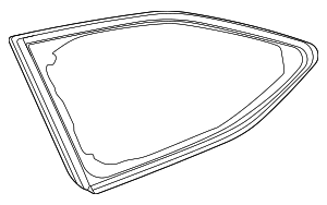 2020-2024 Toyota Highlander Quarter Glass 62720-0E191 | Sparks Parts