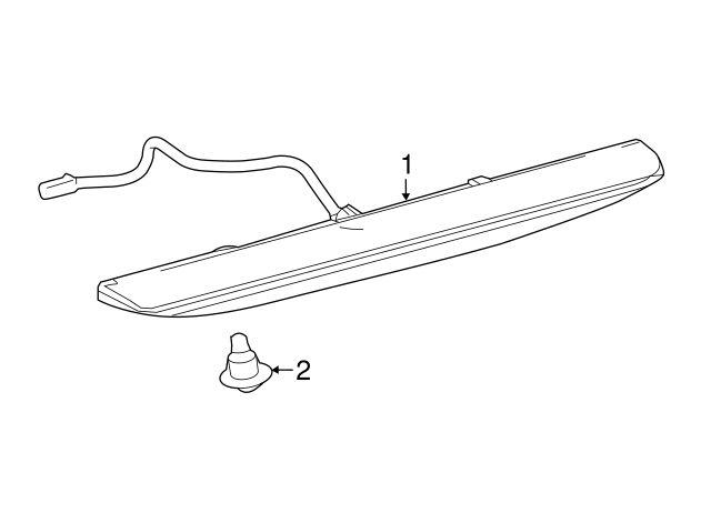 2016-2022 Toyota Center High Mount Stop Light 81006-47030 | Toyota ...