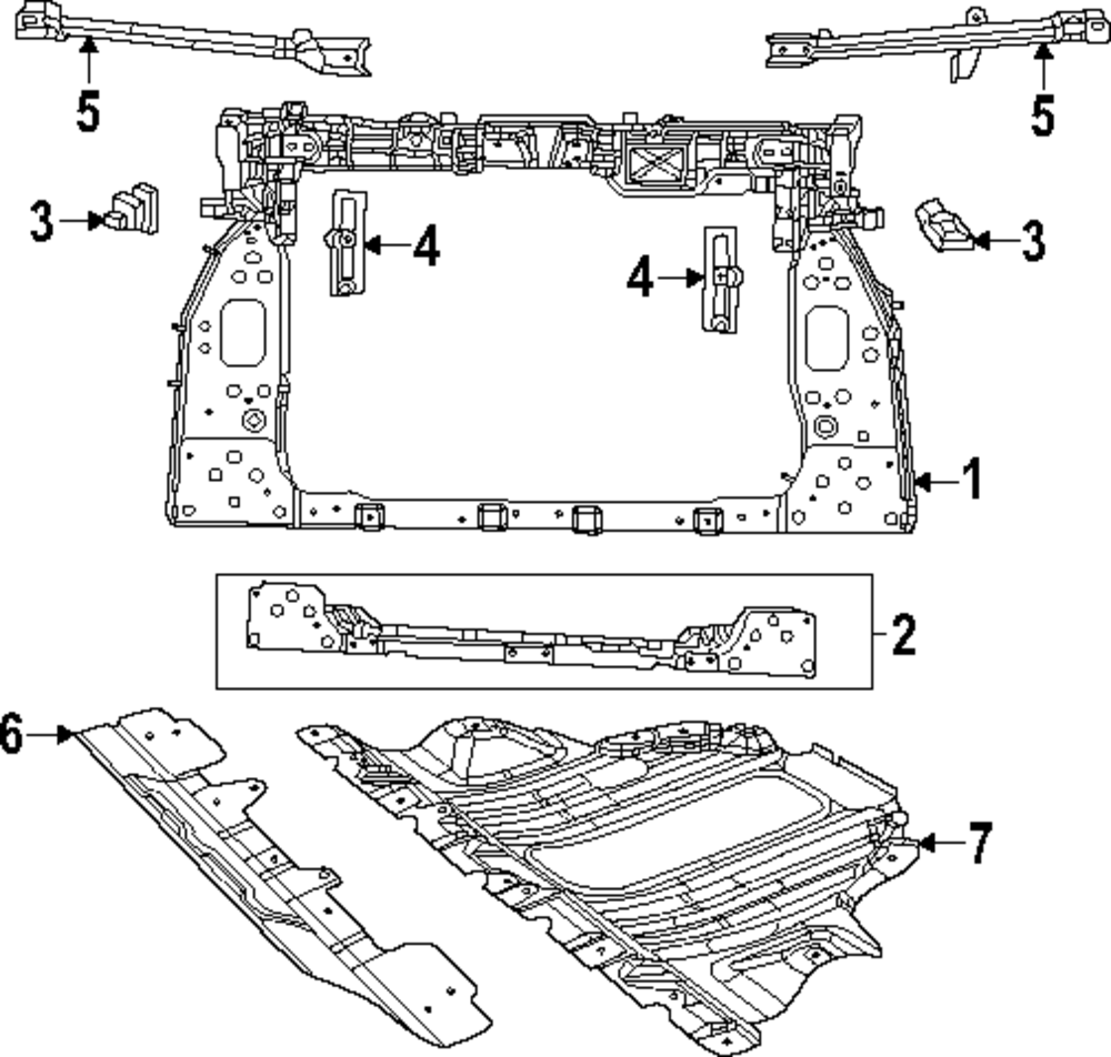 2023-2025 Jeep Compass Belly Pan 68455770AA | MoparPartsCanada.ca