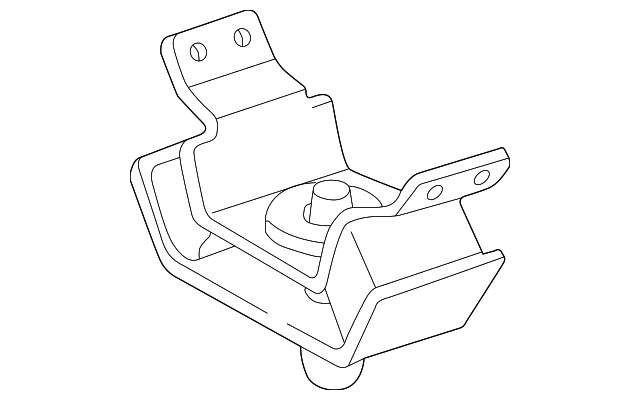 2000-2004 Toyota Tundra Trans Mount 12371-0F010 | Toyota Parts Center