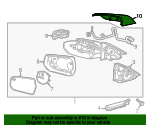 2016-2024 Chevrolet Malibu Mirror Cover 23372288 | GM Parts Center