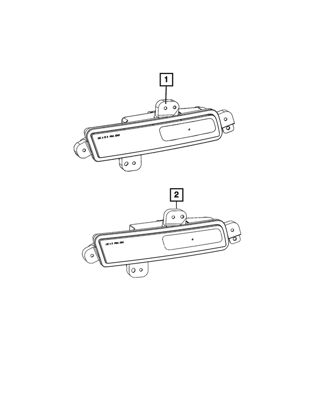 2022-2023 Jeep Reflex Lamp Assembly, Left 68353119AA | Mopar eStore
