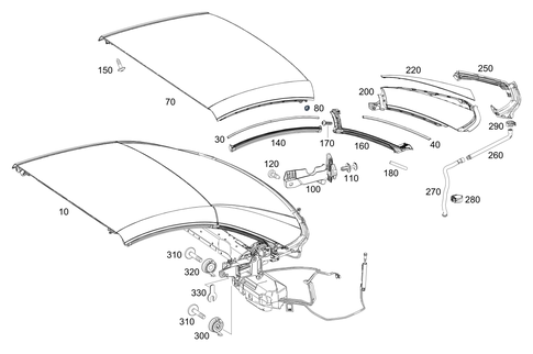 Vario Roof for 2013 Mercedes-Benz SL63 AMG | Mercedes-Benz USA Parts