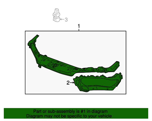 22704482 GM Upper Tie Bar | GM Parts Store