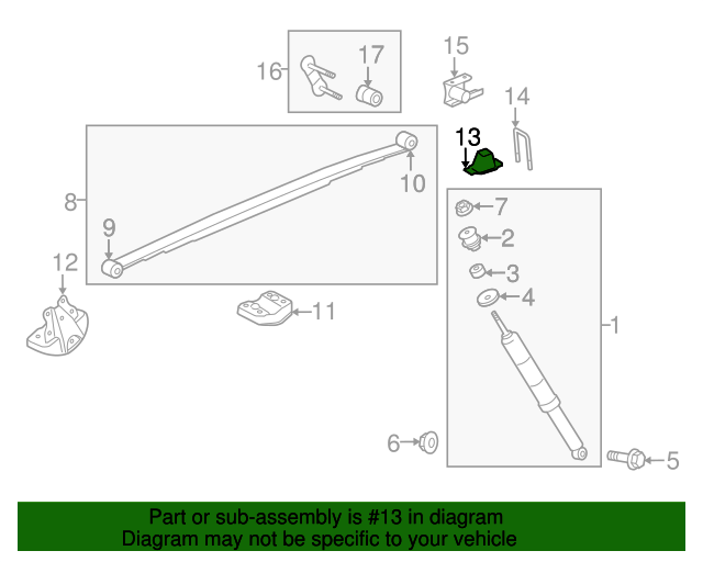 Toyota Coil Spring Damper (Rear) Part# 483060c010 | Toyota Of Colorado ...