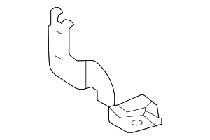 253-524-00-00 - Front Shield Bracket 2020-2022 Mercedes-Benz GLC 300 ...