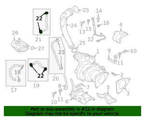 2019-2020 Subaru Ascent Coolant Hose Clamp 14877AA050 | TascaParts.com