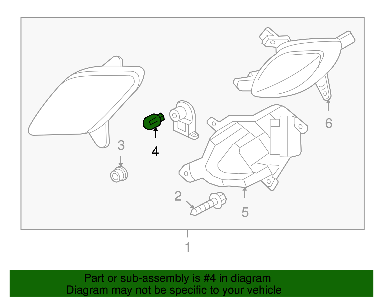 2006-2017 Hyundai Fog Lamp Bulb 18647-27009 | OEM Parts Online