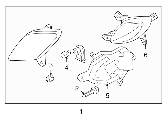 2006-2017 Hyundai Fog Lamp Bulb 18647-27009 | OEM Parts Online