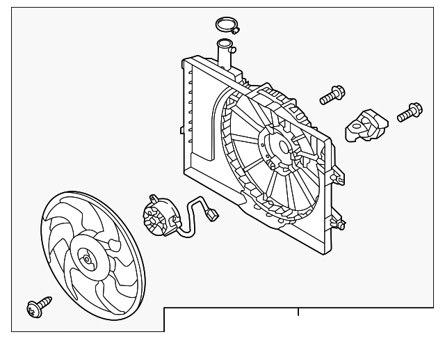 2021-2023 Hyundai Elantra Fan Assembly 25380-AB000 | OEM Parts Online
