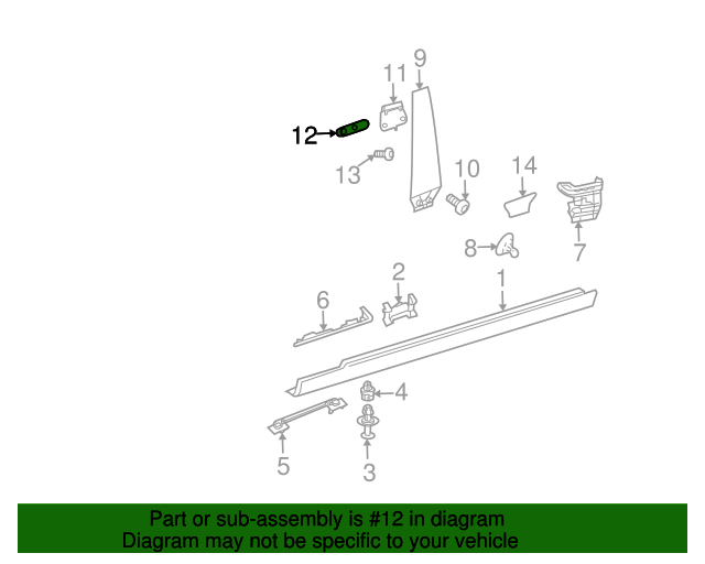 219-692-00-48 - Upper Bracket Mount Plate 2006-2011 Mercedes-Benz ...