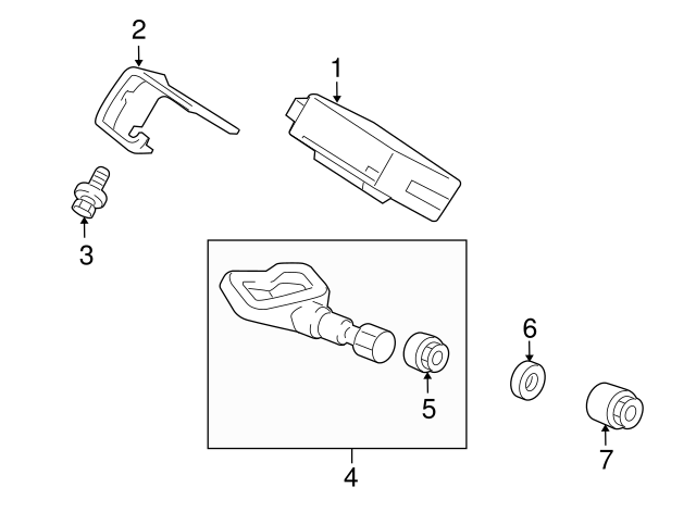 42753-TP6-A82 - Tire Pressure Monitoring System Sensor 2010-2015 Honda | AutoNation Parts
