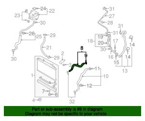 2007-2015 Mazda CX-9 Upper Hose CY01-15-18XC | OEM Parts Online