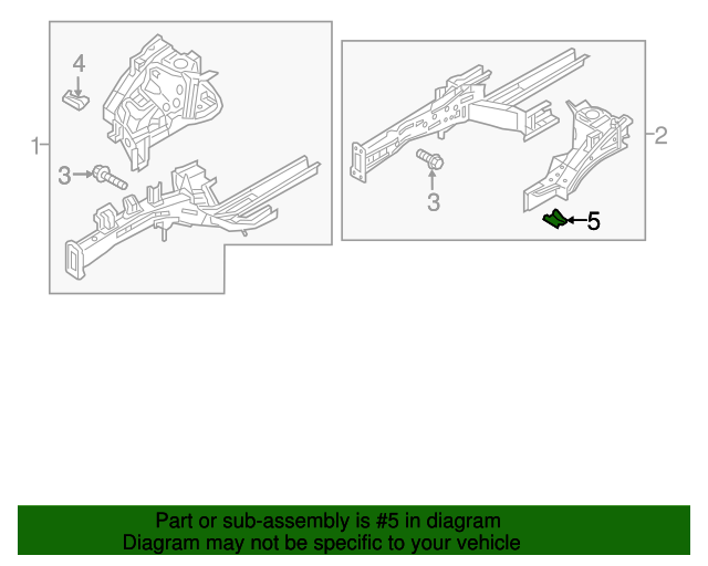 2016-2020 Kia Sorento Fender Apron Bracket - Driver's Side (LH) 64517 ...