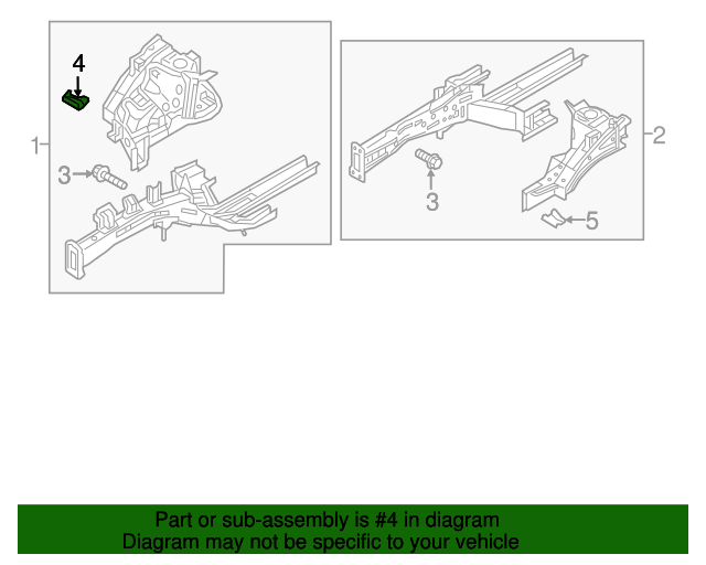 2016-2020 Kia Sorento Fender Apron Bracket - Passenger Side (RH) 64527 ...