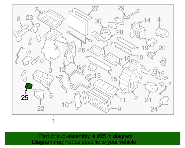 HVAC Air Inlet Door Actuator - Subaru (72131FG022) | TascaParts.com