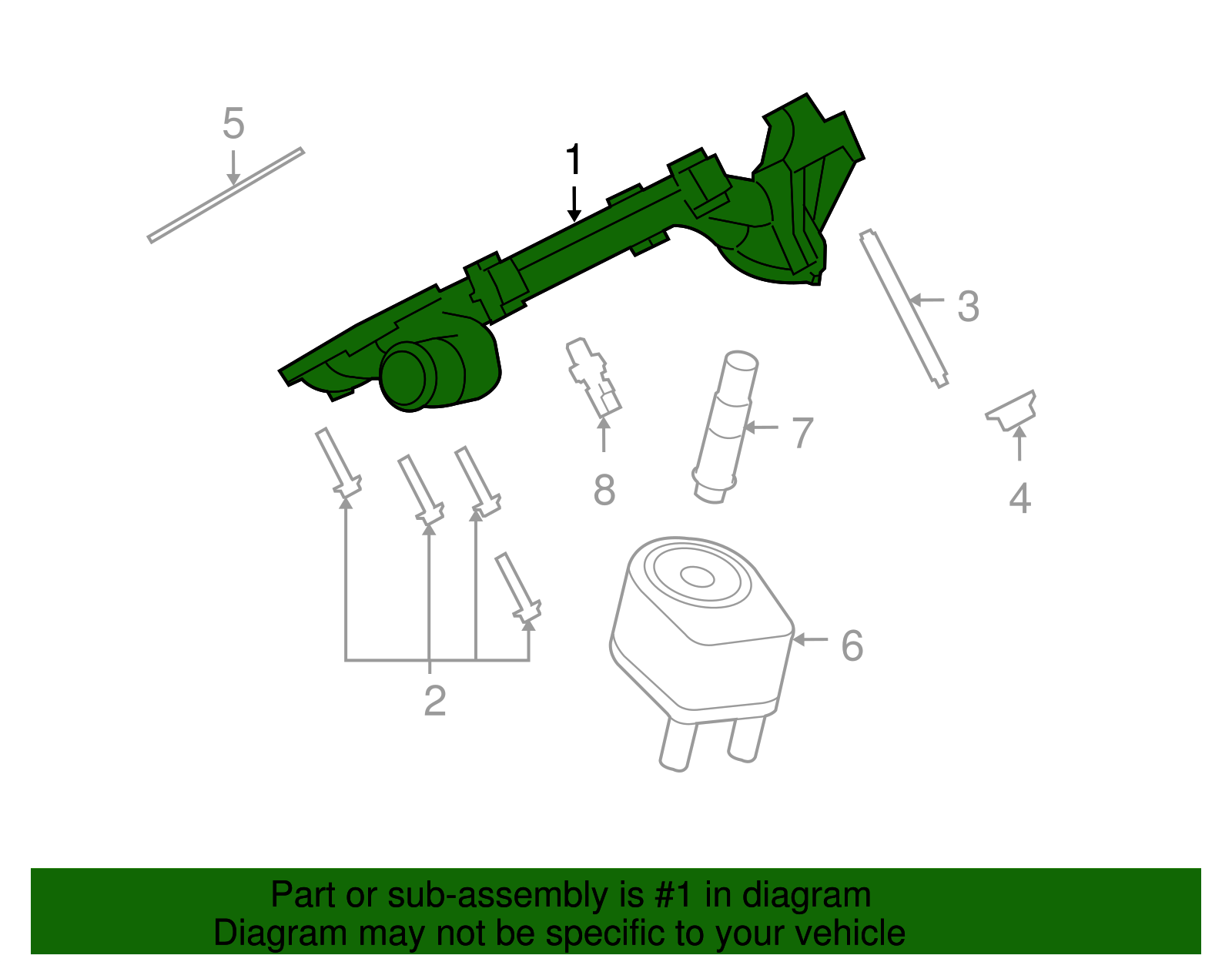 YC3Z-6881-B - Adapter 1999-2019 Ford | Big 3 Auto Parts