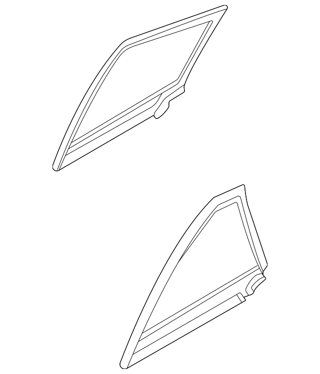 2020-2023 Subaru Outback Glass Weather-Strip 62284AN10A | Subaru Parts ...