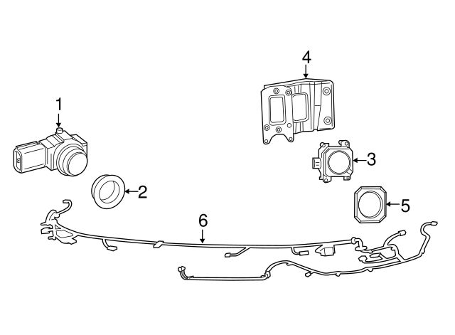 2015 Chrysler 200 Distance Sensor 68234604AG | TascaParts.com