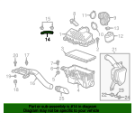 2013-2015 Chevrolet Positive Crankcase Ventilation (PCV) Vacuum Hose ...