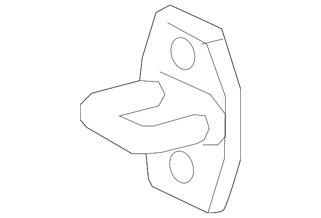 2013-2021 GM Side Door Lock Striker 13591436 | TascaParts.com