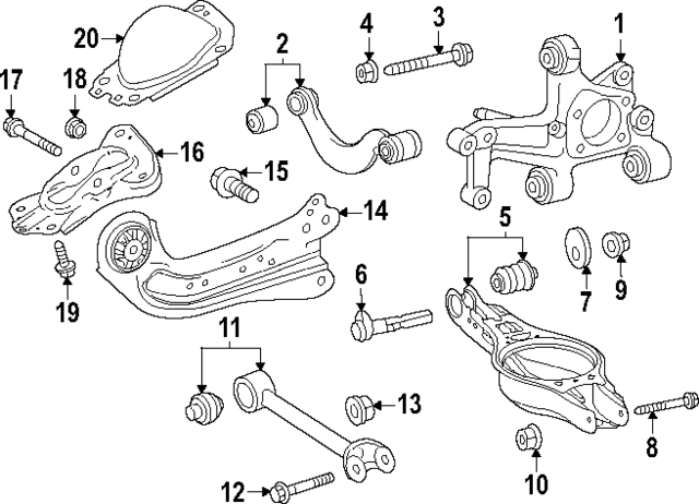 48780-76010 - Trailing Arm 2023-2024 Toyota GR Corolla | Longo Toyota Parts
