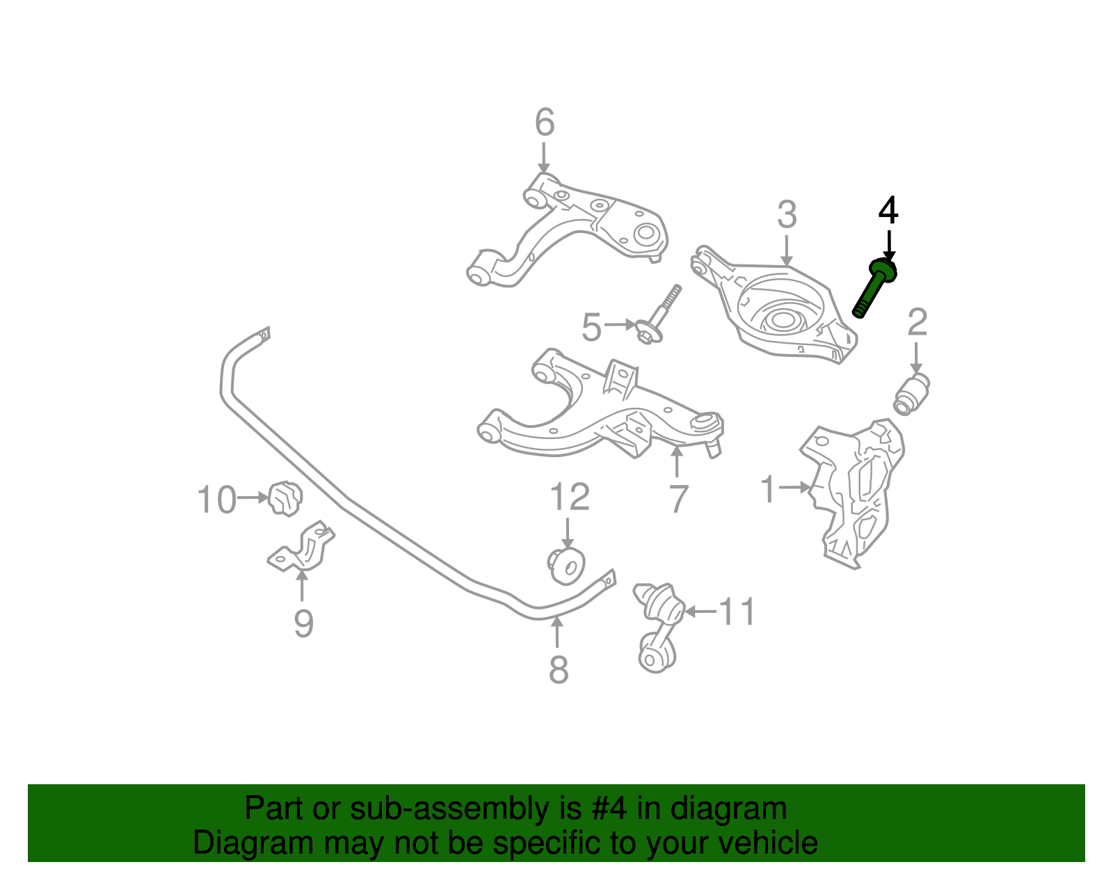 2004-2015 Nissan OEM NEW 2004-2015 Nissan Armada Pathfinder Rear Bolt ...
