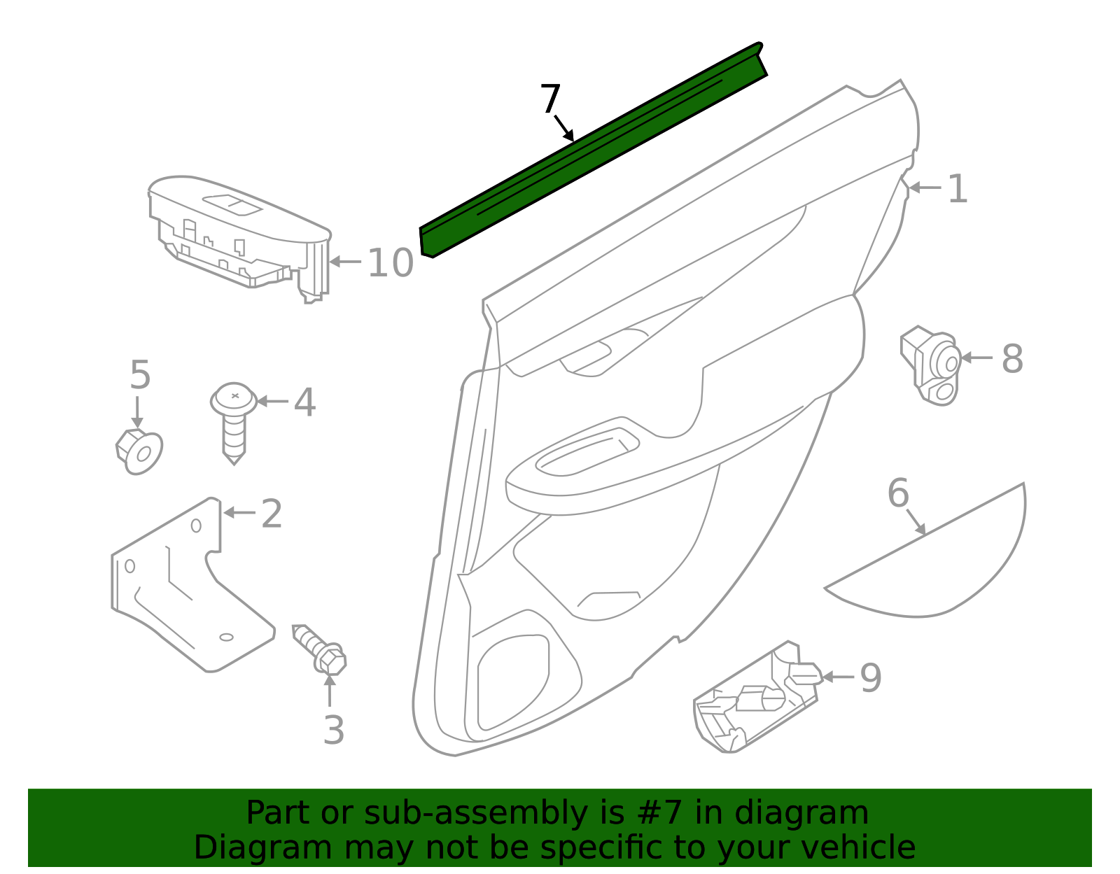 2019-2020 Infiniti QX50 Belt Weather-Strip 82835-5NA0A | Infiniti of ...