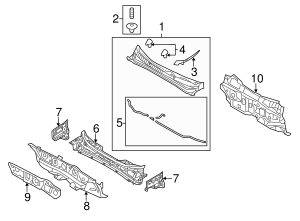 2011-2016 Kia Optima Side Cover - Driver's Side (LH) 86153-2T000 ...