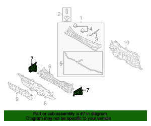 2011-2016 Kia Optima Side Cover - Driver's Side (LH) 86153-2T000 ...