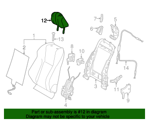 2016-2020 Lexus Headrest 71910-24390-F1 | OEM Parts Online