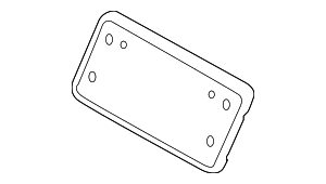 2013-2015 Audi License Frame 4G8-807-285-M-T94 | OEM Parts Online