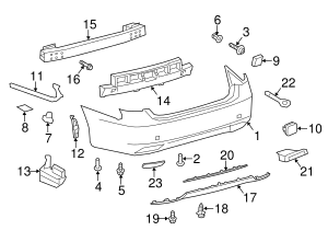 52197-30040 - Bumper Cover Bracket 2006-2023 Lexus | Lexus of Stevens ...