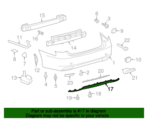 2013-2017 Lexus Lower Cover 52169-50050 | Lexus Direct parts