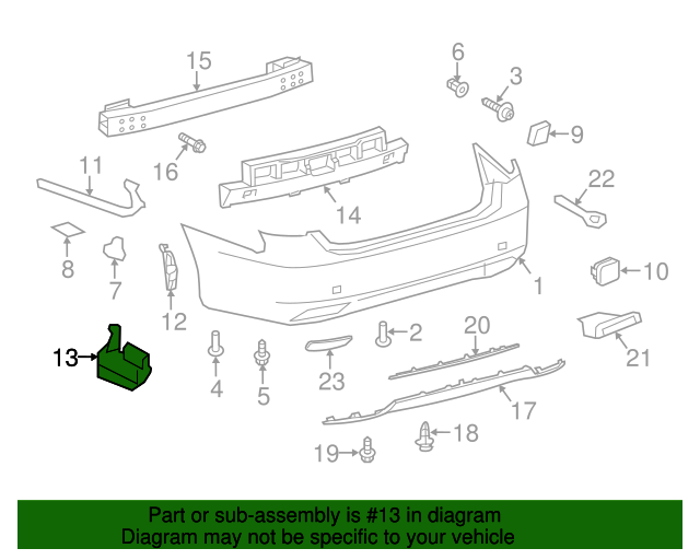 2013-2017 Lexus Lower Retainer 52566-50050 | OEM Parts Online
