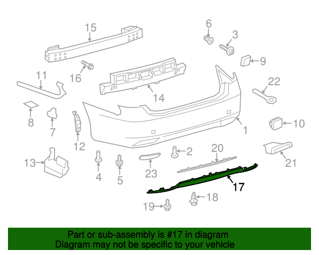 2013-2017 Lexus Lower Cover 52169-50050 | Lexus Direct parts