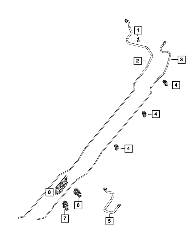 2014-2018 Ram Fuel Supply Tube 68166712AD | We R Mopar