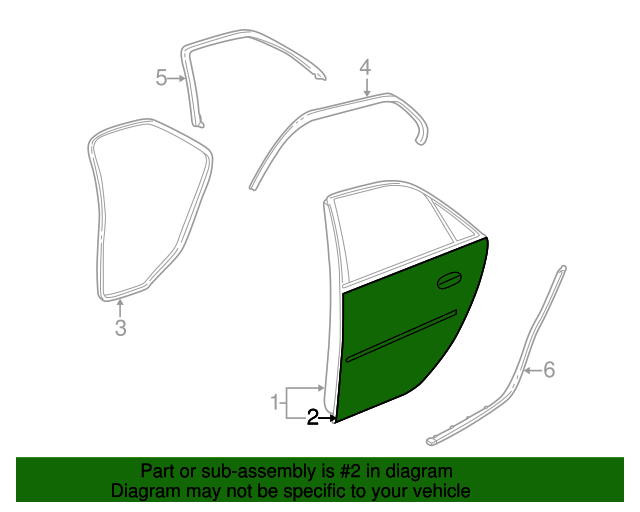 2003-2007 Cadillac CTS Panel 15272785 | GMPartsDirect.com