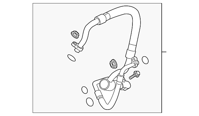 2013-2020 GM Air Conditioning Compressor Hose Assembly 84429951 ...