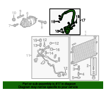 2014-2020 Chevrolet Impala Air Conditioning Evaporator Hose 84429955 GM ...