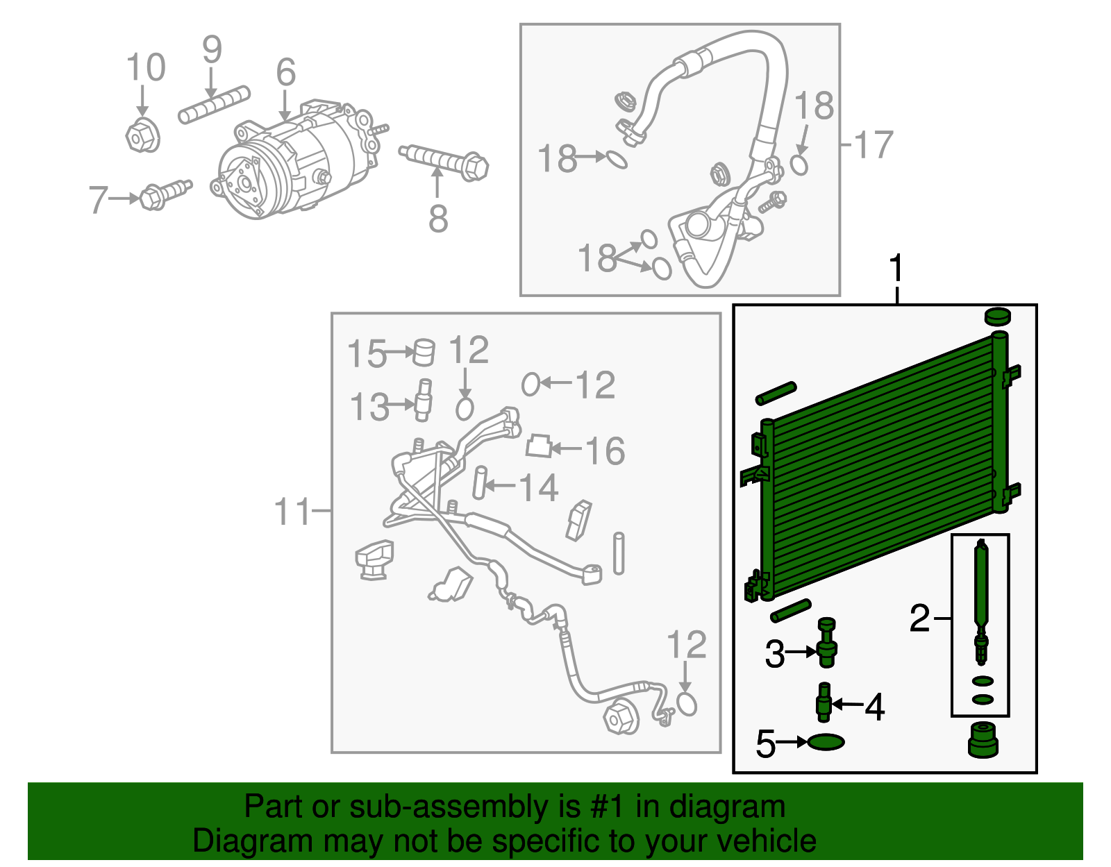 23305638 - Air Conditioning Condenser 2010-2020 GM | Londoff Discount Parts