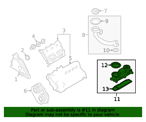 2017-2025 Porsche Oil/Air Separator PAB-103-495-B | Sunset Porsche Parts